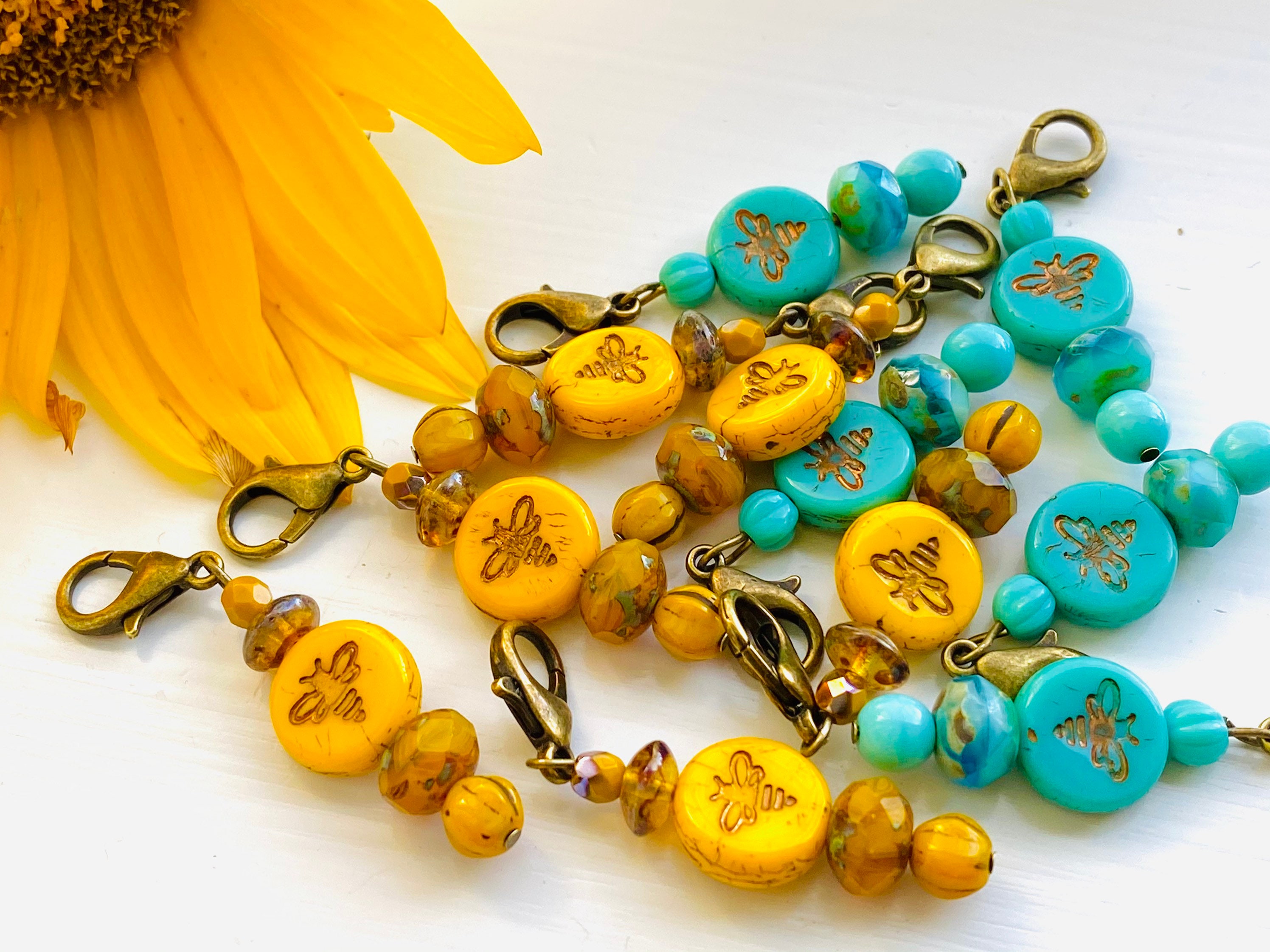 1 Honeybee Zipper Pull Honey Bee Gifts Zipper Pulls for | Etsy