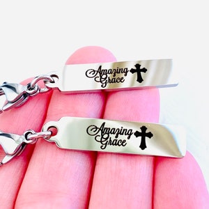 Amazing Grace Zipper Pull, Zipper Pulls for Purses, Stainless Steel ...