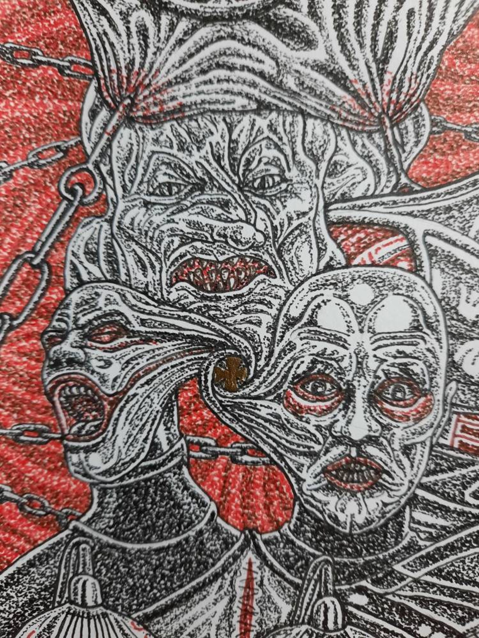 Unframed A3 Size hellraiser Cenobites From Hellraiser Movies, Tattoo ...