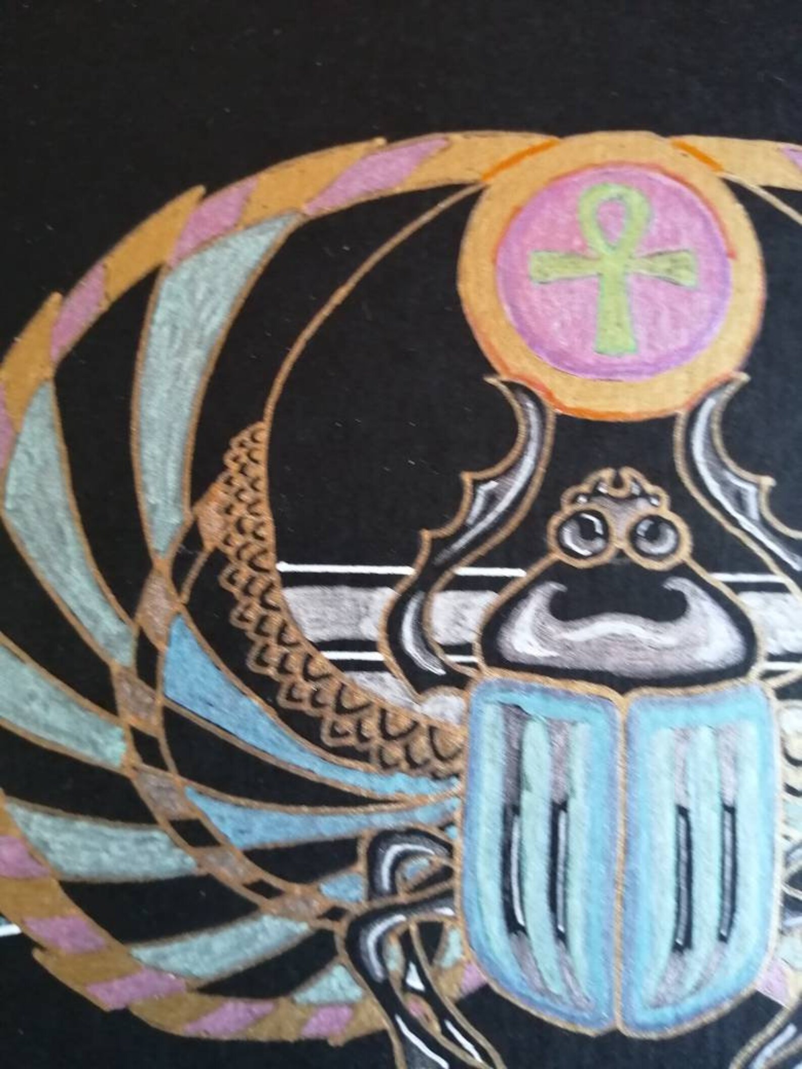 Unframed A3 Size Drawing of ancient Egyptian Scarab - Etsy