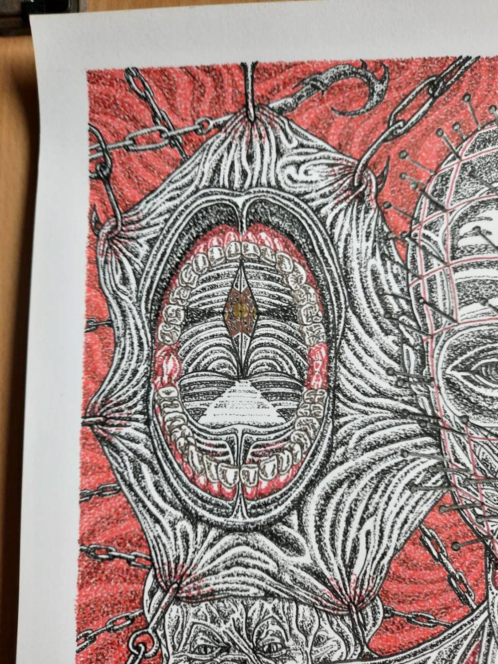 Unframed A3 Size hellraiser Cenobites From Hellraiser Movies, Tattoo ...