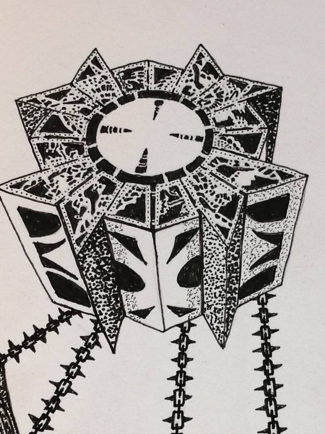 Unframed A3 Size female Pinhead From Hellraiser - Etsy