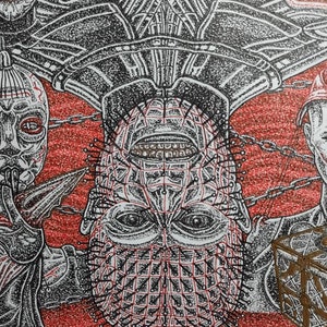 Unframed A3 Size hellraiser Cenobites From Hellraiser Movies, Tattoo ...