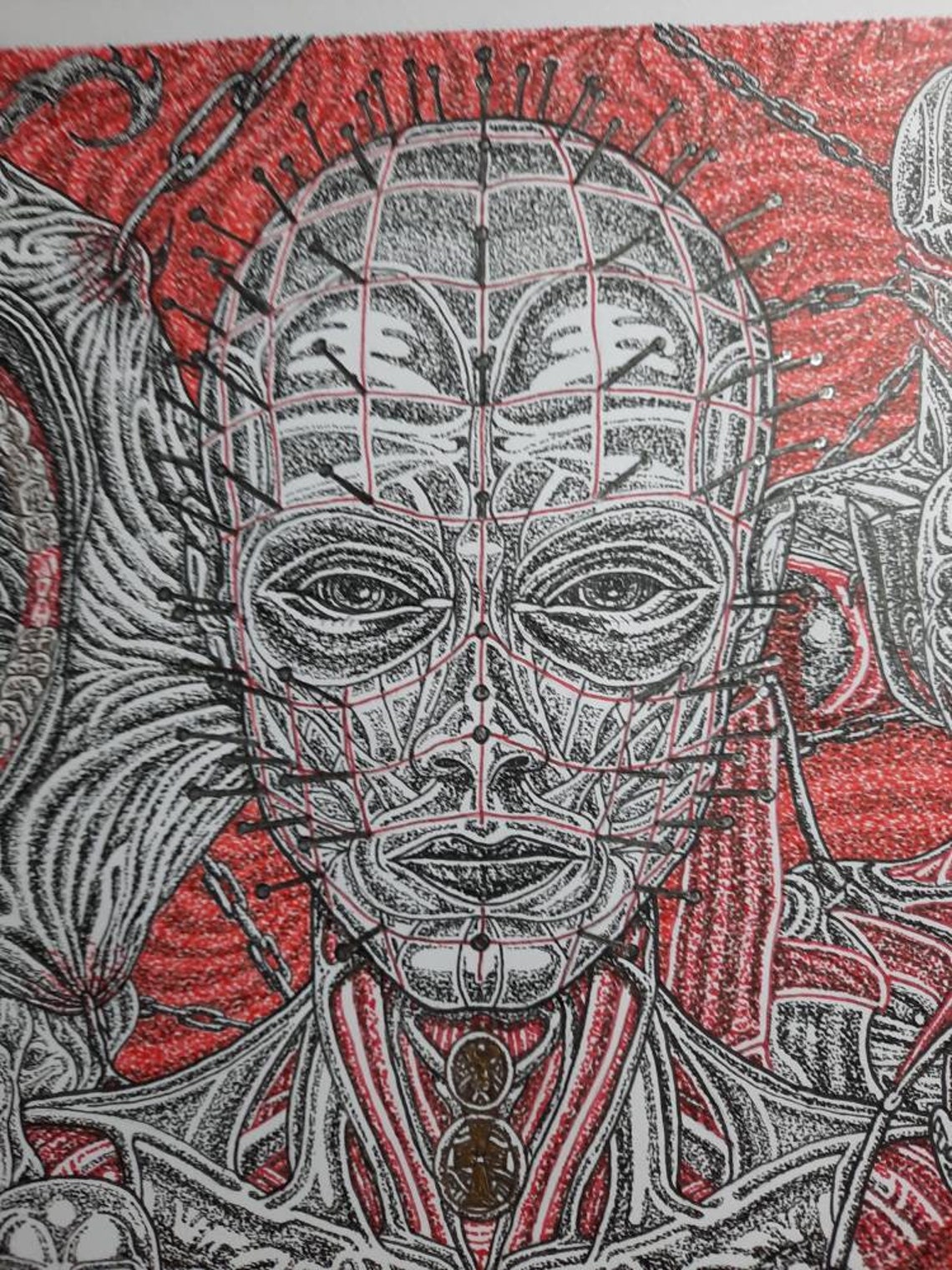 Unframed A3 Size hellraiser Cenobites From Hellraiser Movies, Tattoo ...