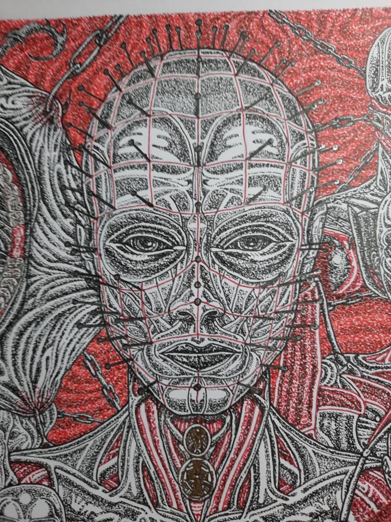 Unframed A3 Size "hellraiser Cenobites" From Hellraiser Movies, Tattoo ...