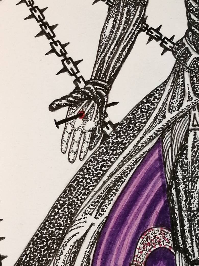 Unframed A3 Size female Pinhead From Hellraiser - Etsy