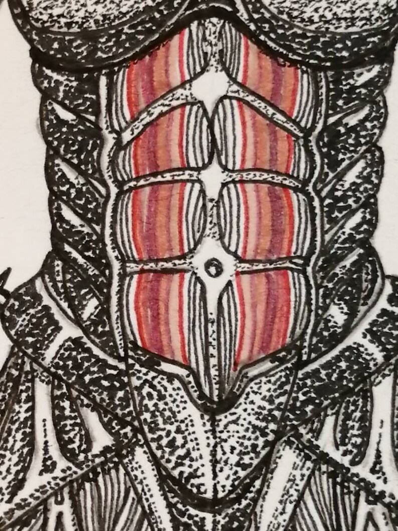 Unframed A3 Size "female Pinhead" From Hellraiser, Tattoo Graffiti Ink ...