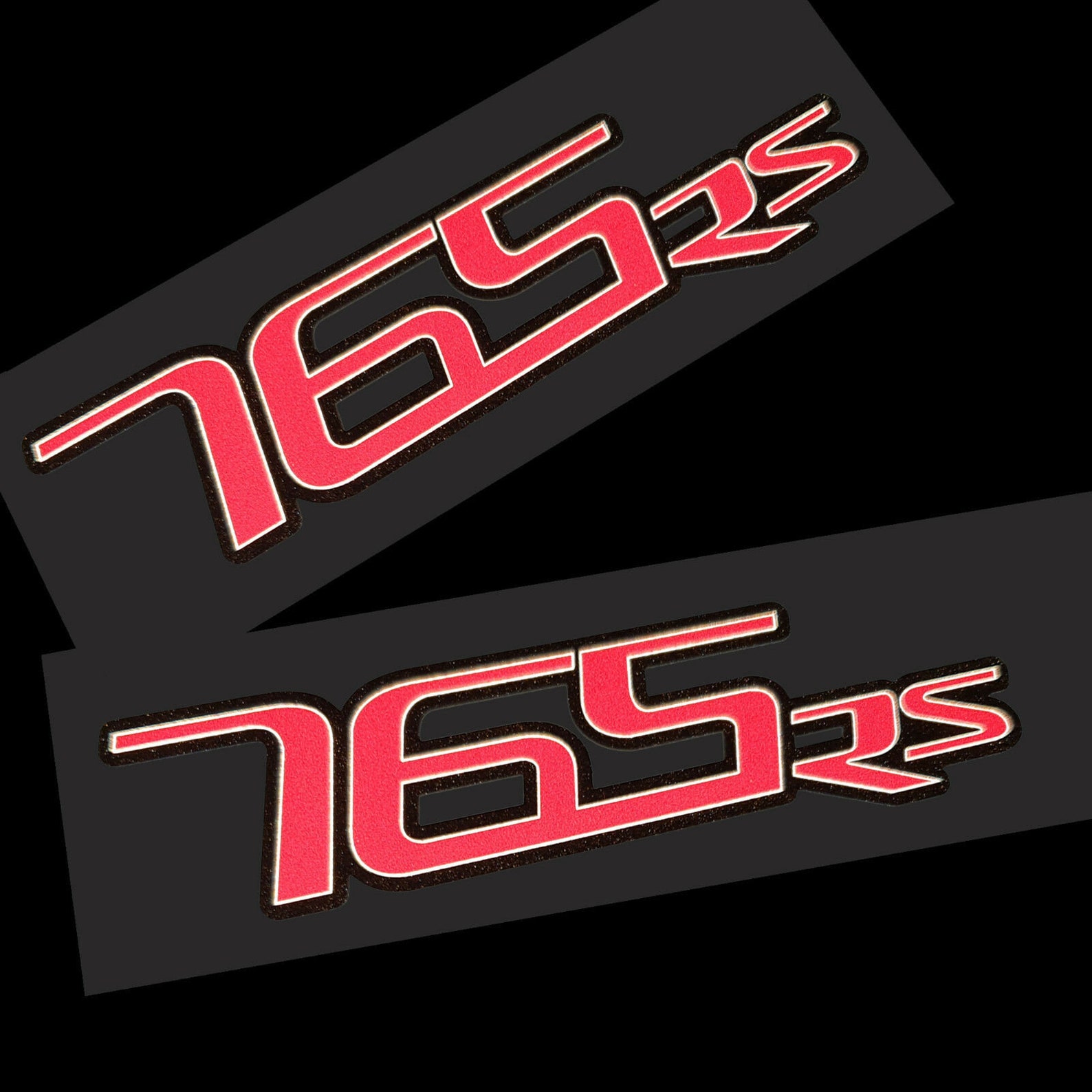 Triumph street triple 765 rs red reflective stickers decals | Etsy