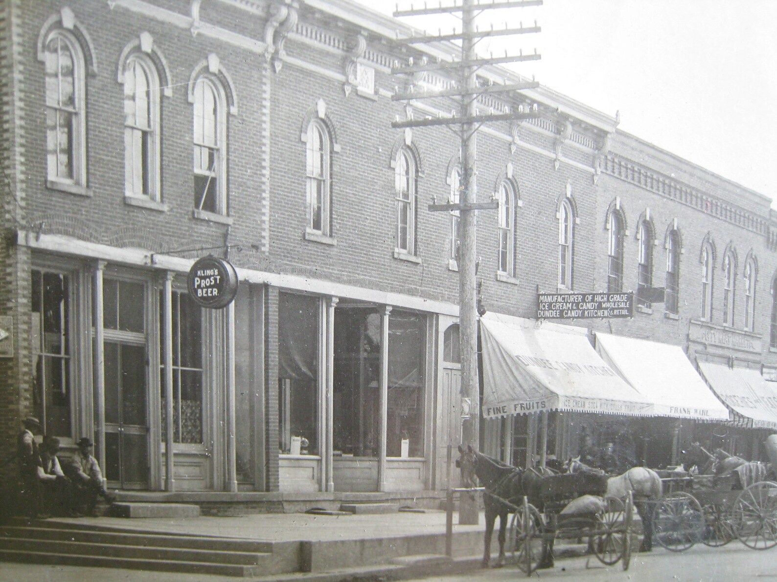 Dundee, Michigan. South Side of Street. 1910 RPPC - Etsy