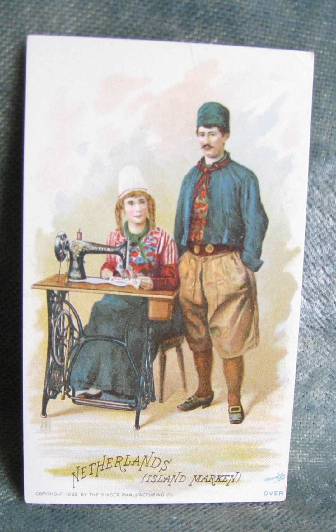 The Singer Mfg Co. Costumes of All Nations. Copyright 1892 Norway ...