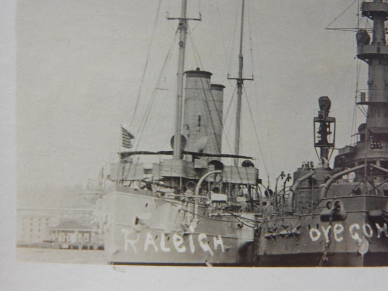 USS Raleigh-uss Oregon-uss St. Louis-warships 1917 - Etsy