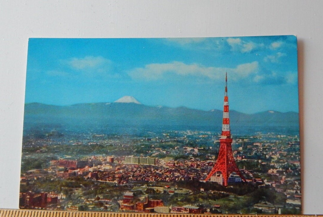 2 Tokyo Tower Postcards-great Condition. - Etsy
