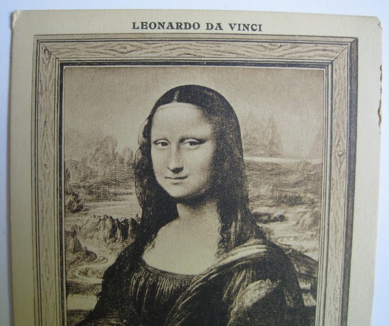 Leonardo Da Vinci mona Lisa Tuck's Masterpieces 9989 - Etsy