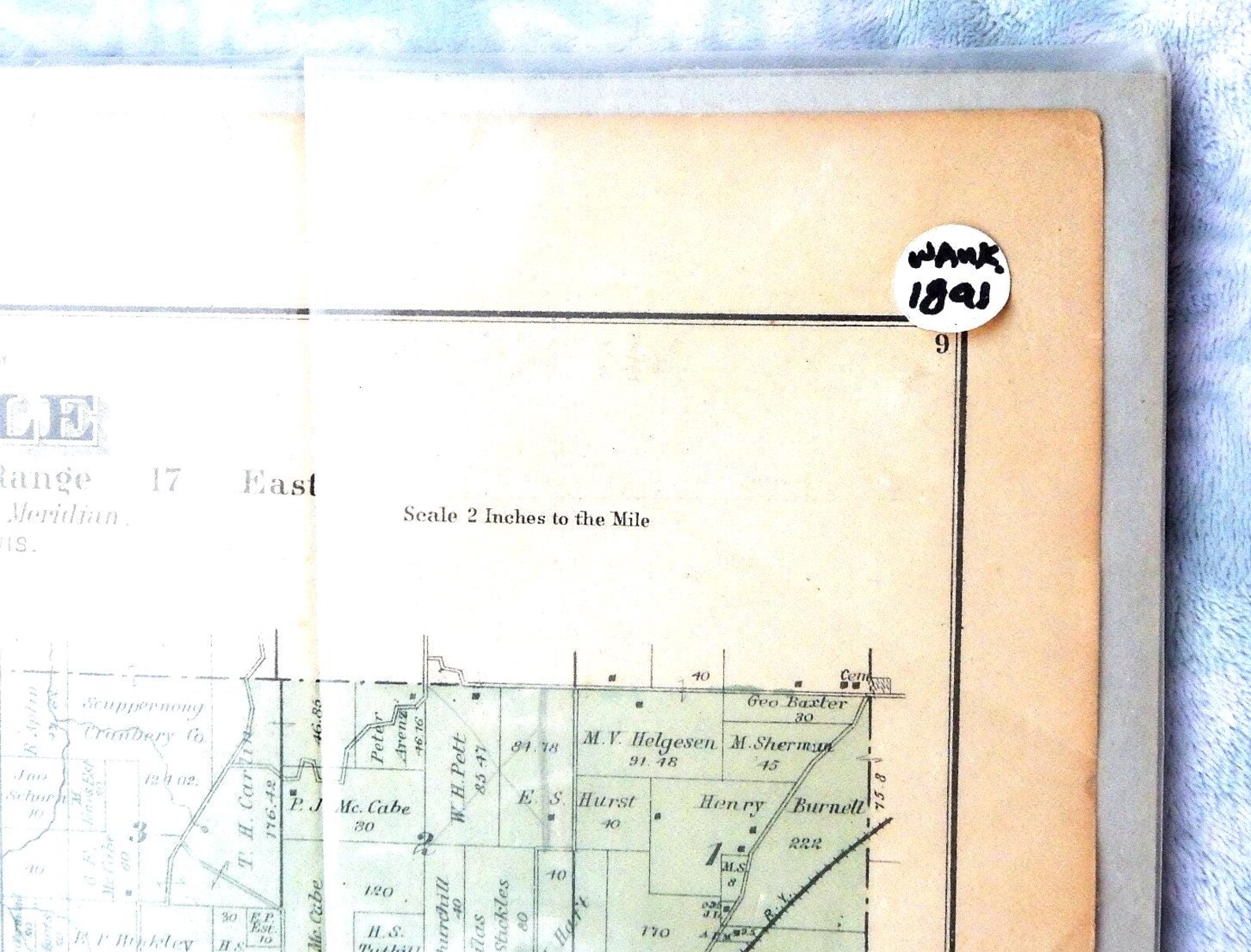 Eagle, Wisconsin. 1891 Plat of Eagle. Waukesha County-wisconsin - Etsy