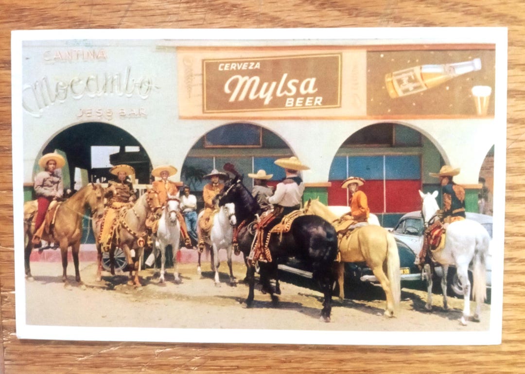 Tijuana, Mexico. Cerveza Mylsa Beer-street Scene-postmark LA Jolla ...