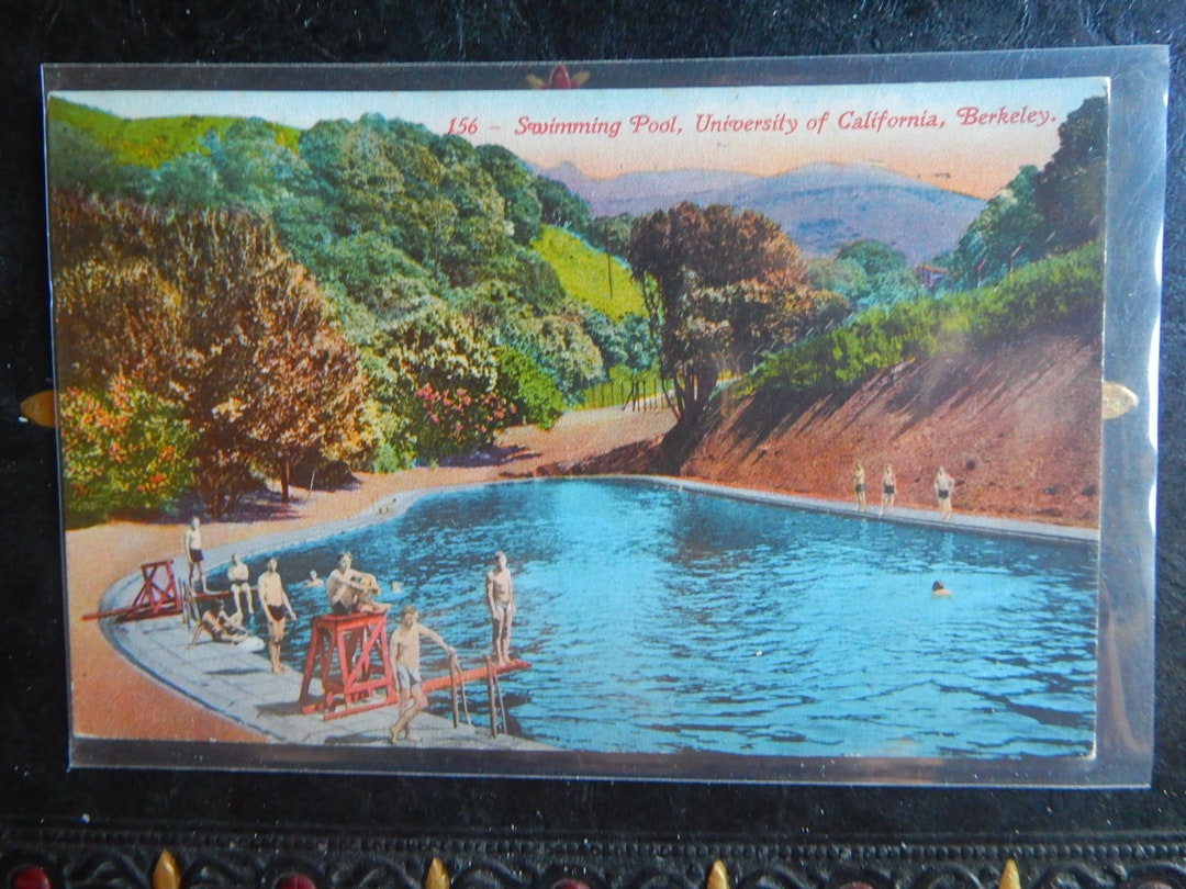 Berkeley-university of California-swimming Pool. 1915 Postmarked. - Etsy