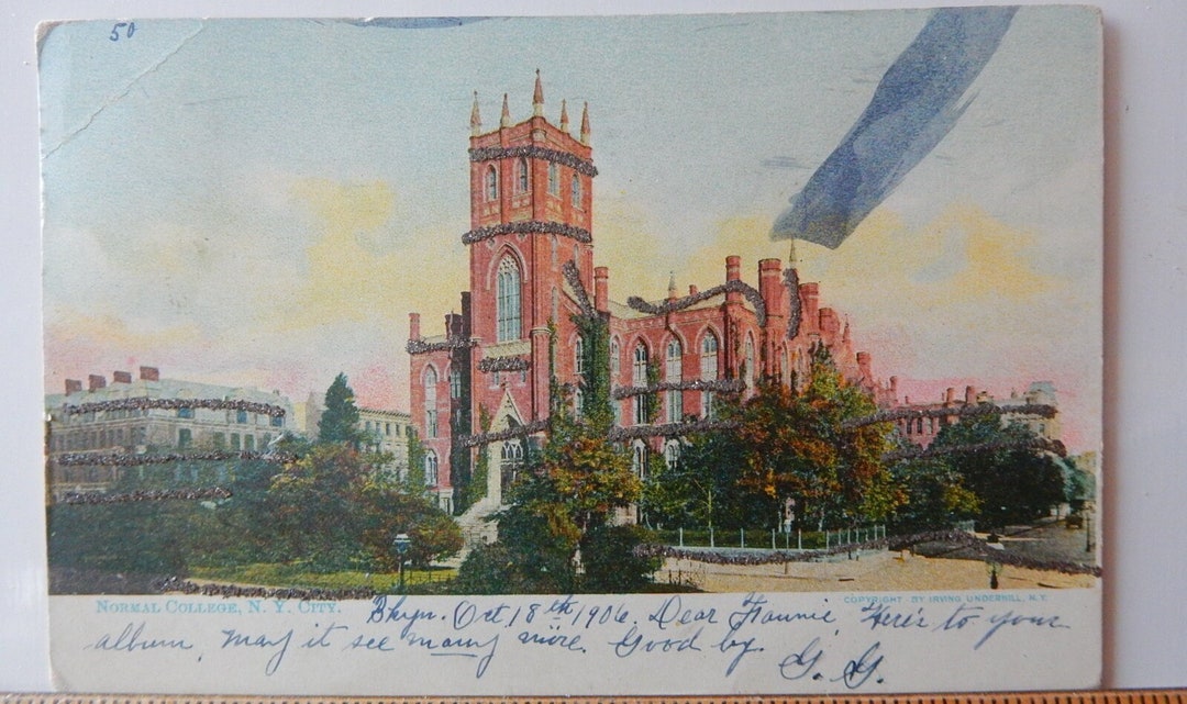 New York City. Normal College-postmarked, Brooklyn, New York-1906 - Etsy
