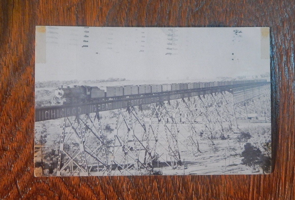 Fort Dodge Iowa. Chicago Great Western Railroad-bridge Built - Etsy
