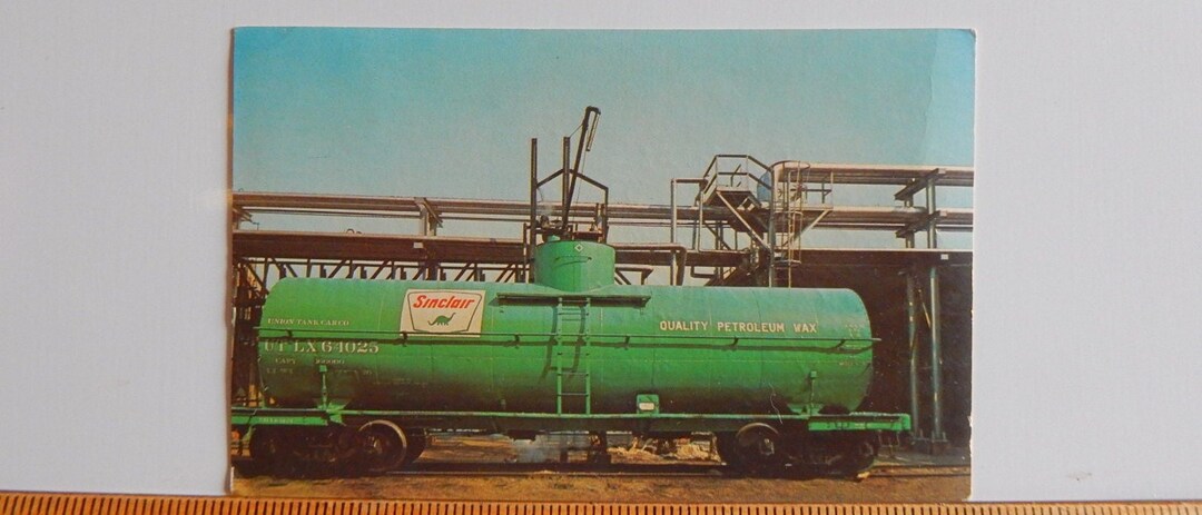 Sinclair Petroleum Wax Tank Cars. 1964 - Etsy