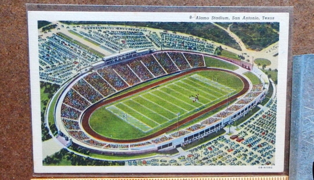 San Antonio, Texas. Alamo Stadium. Like-new Not Used. - Etsy