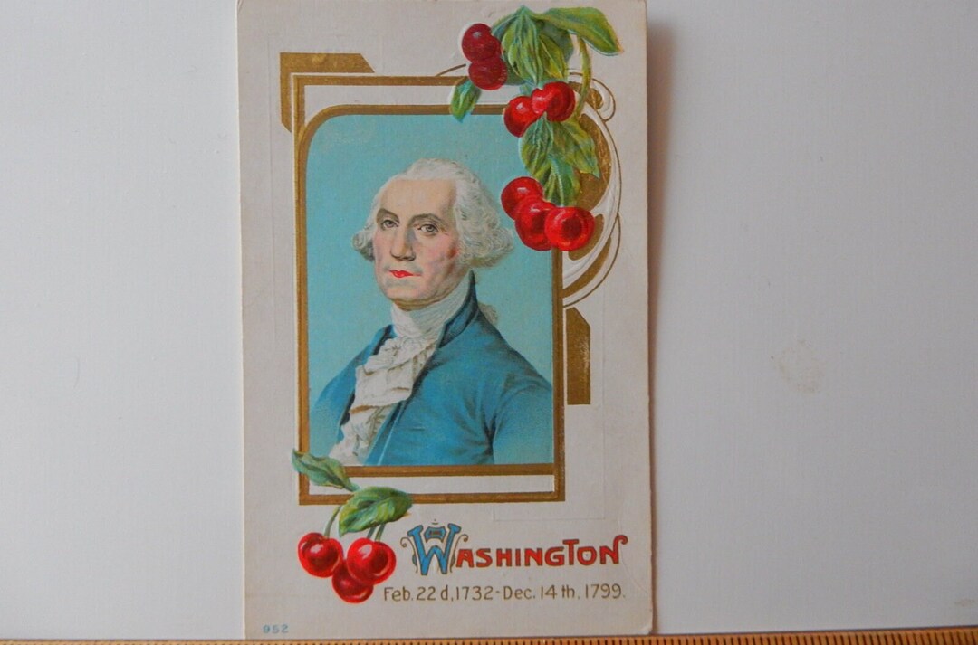George Washington Feb 22,1732-dec 14, 1799. Vintage Postcard-unused. - Etsy