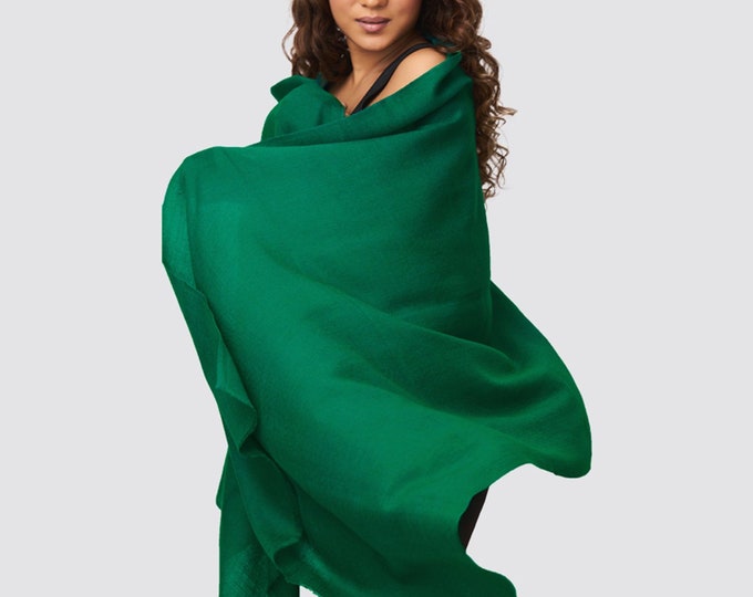 MERMAID / Emerald / Green - Cashmere Scarf - Etsy