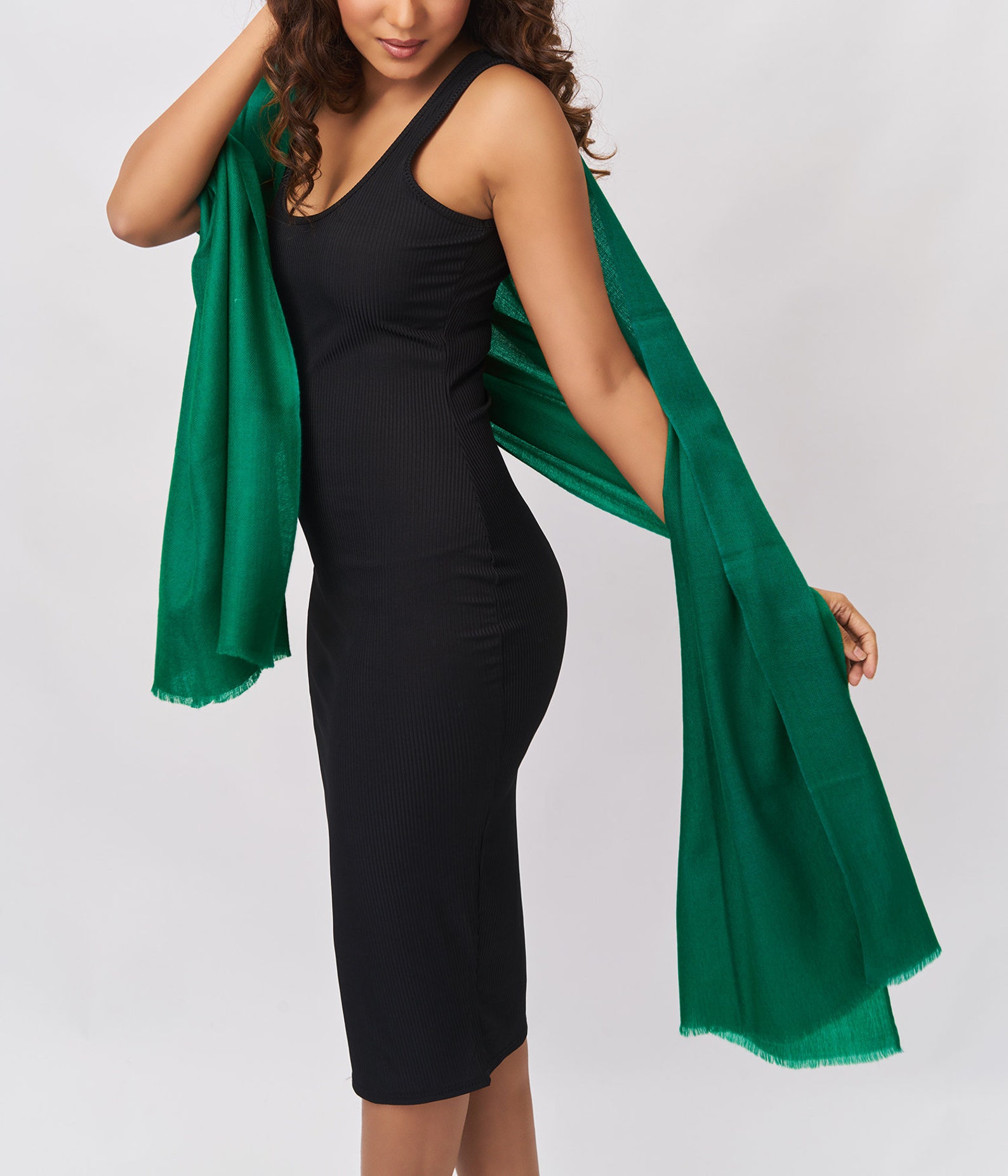 MERMAID / Emerald / Green - Cashmere Scarf - Etsy