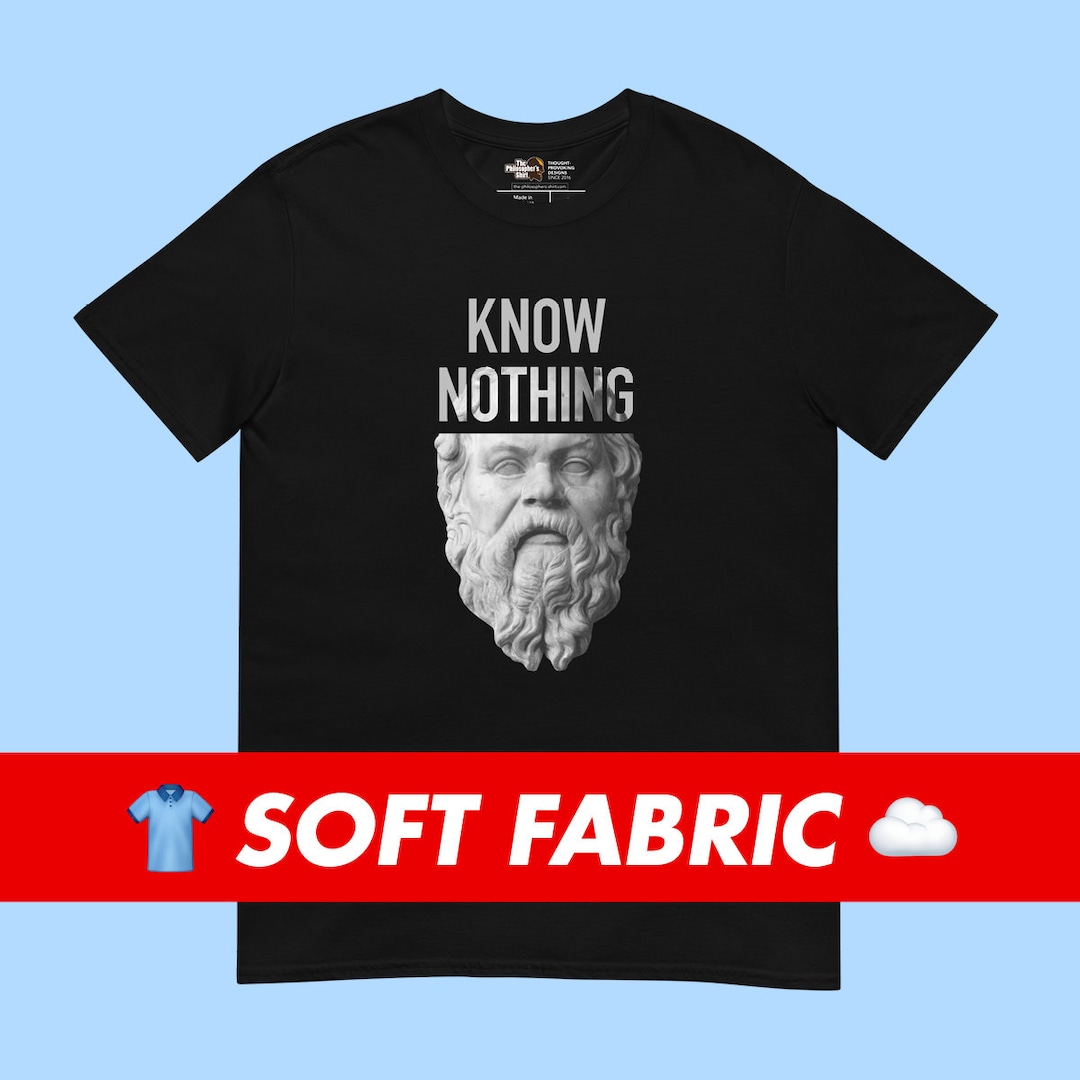 Socrates Know Nothing - University Socrates T-shirt for Philosophy ...