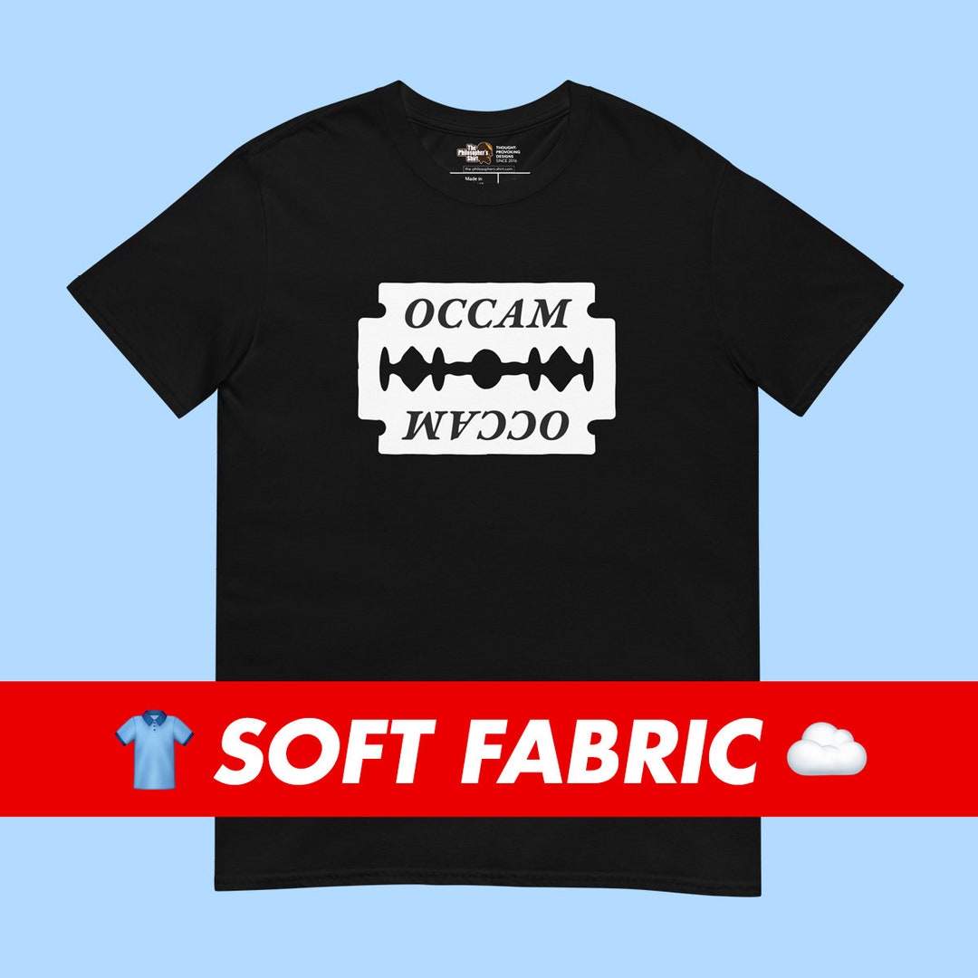 Occam's Razor Cool Uni Campus T-shirt for Philosophy Teachers Students ...