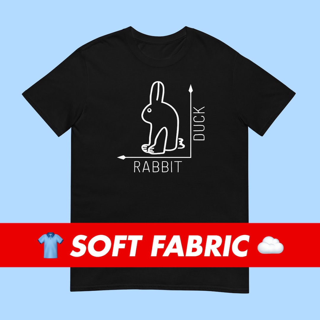 Rabbit Duck Illusion T-shirt for Philosophy Teachers Students ...