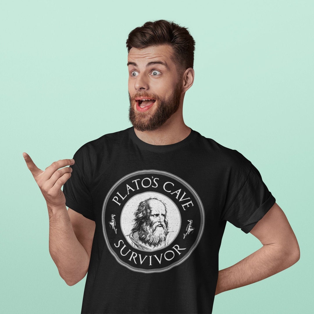 Plato's Cave Survivor - Philosophy Pun Unisex T-shirt - Etsy