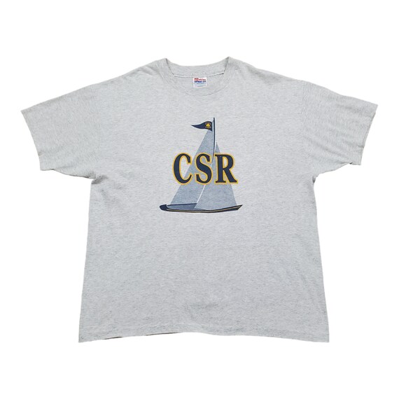1990s CSR St Kitts Rum T-Shirt Made in USA Size XL - Gem