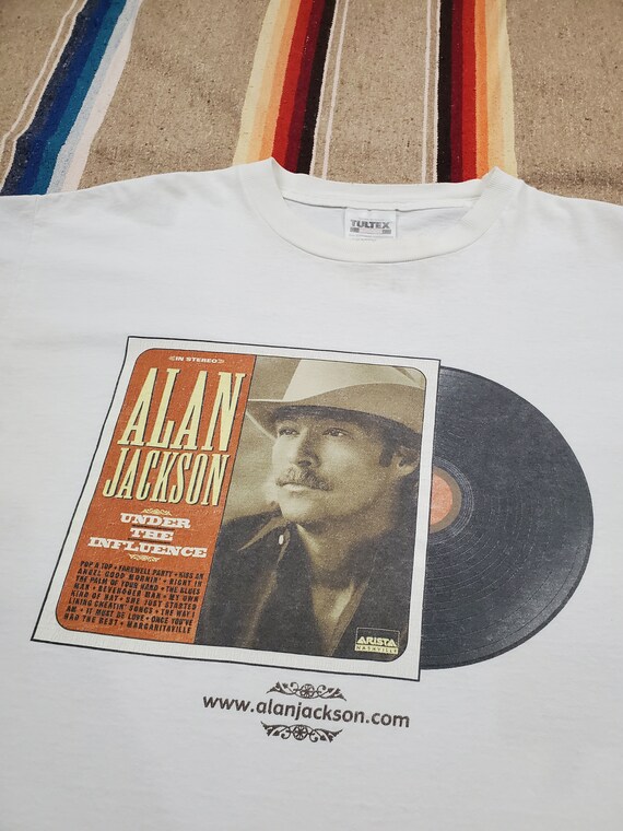 1990s 1999 Tultex Alan Jackson Under The Influence Vi… Gem