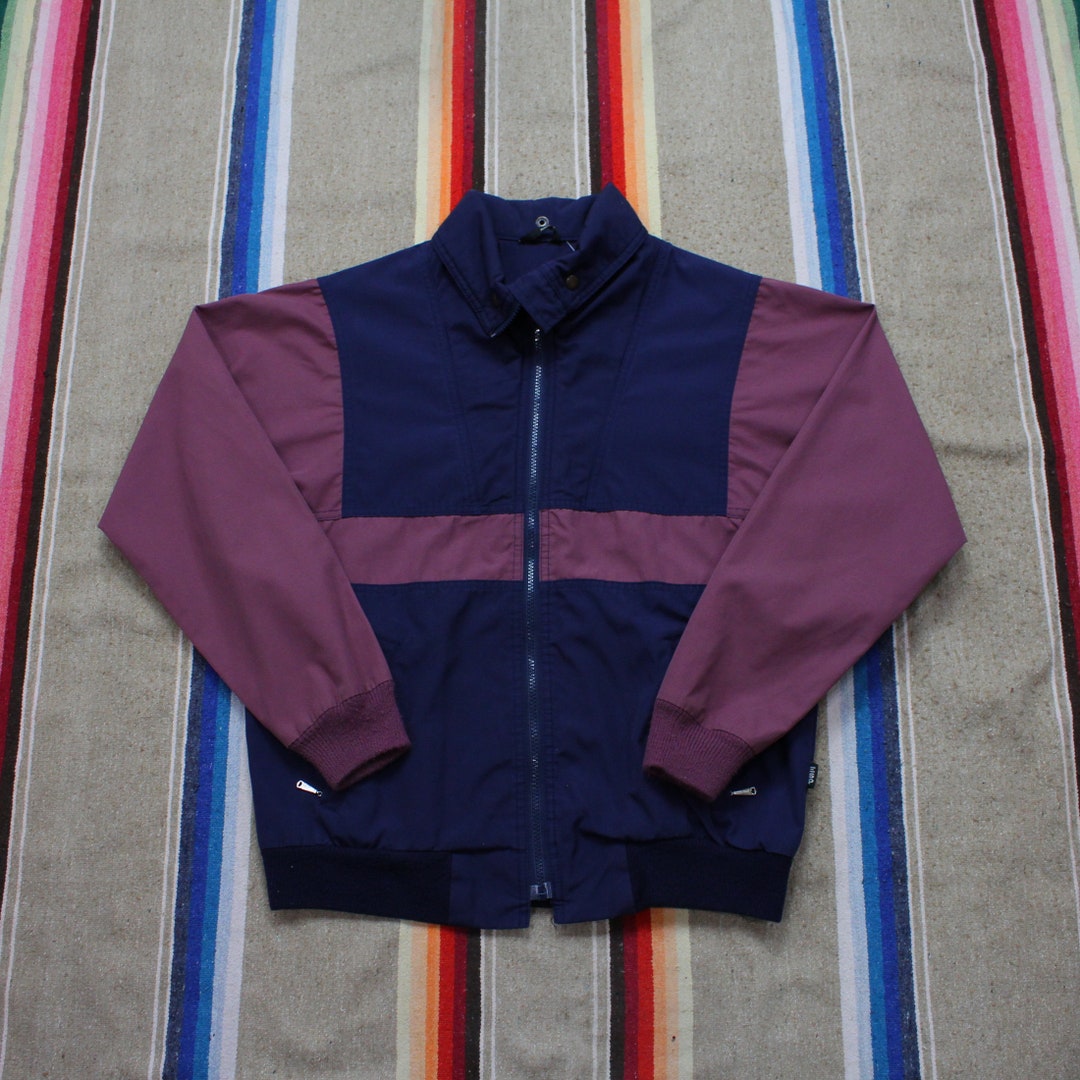 1980s ESP Two Tone Windbreaker Jacket Size M - Etsy