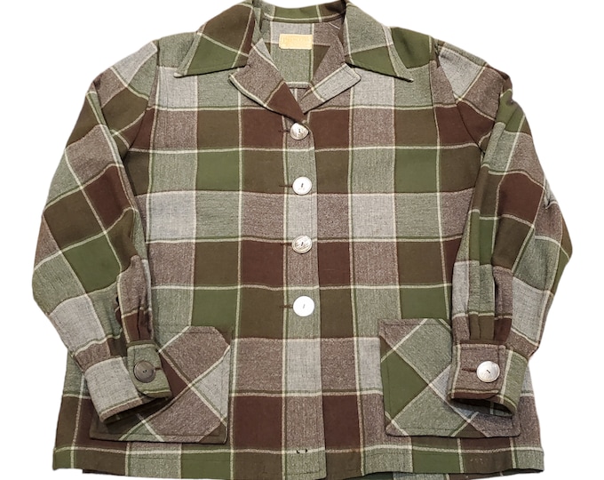 1950s Pendleton 49er Jacket Made in USA Womens Size XL - Etsy