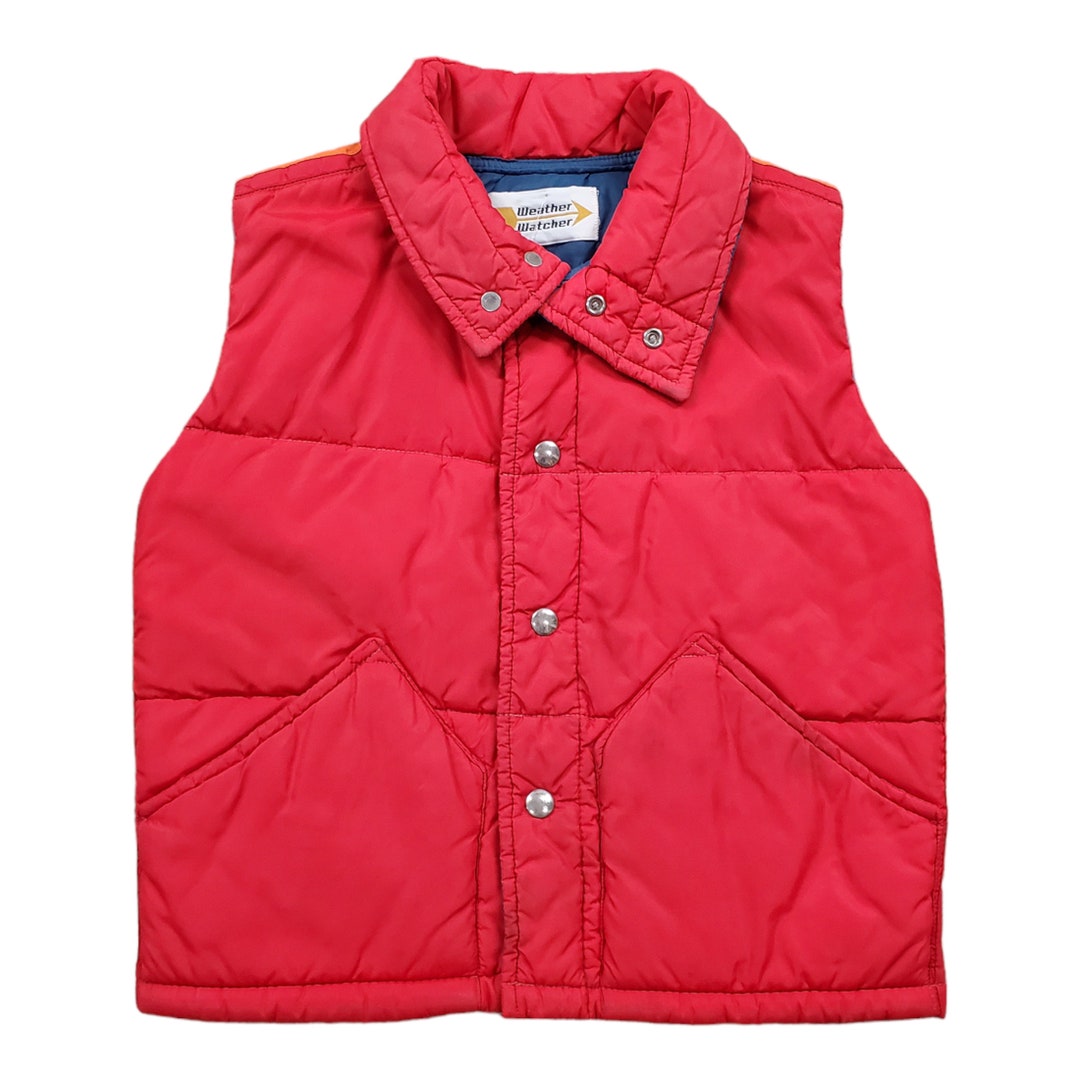 1970s/1980s Weather Watcher Insulated Puffer Vest Jacket Size - Etsy