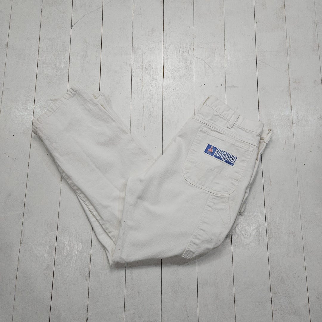 2000s Dickies White Sherwin Williams Painter Work Pants Size 33x30 - Etsy