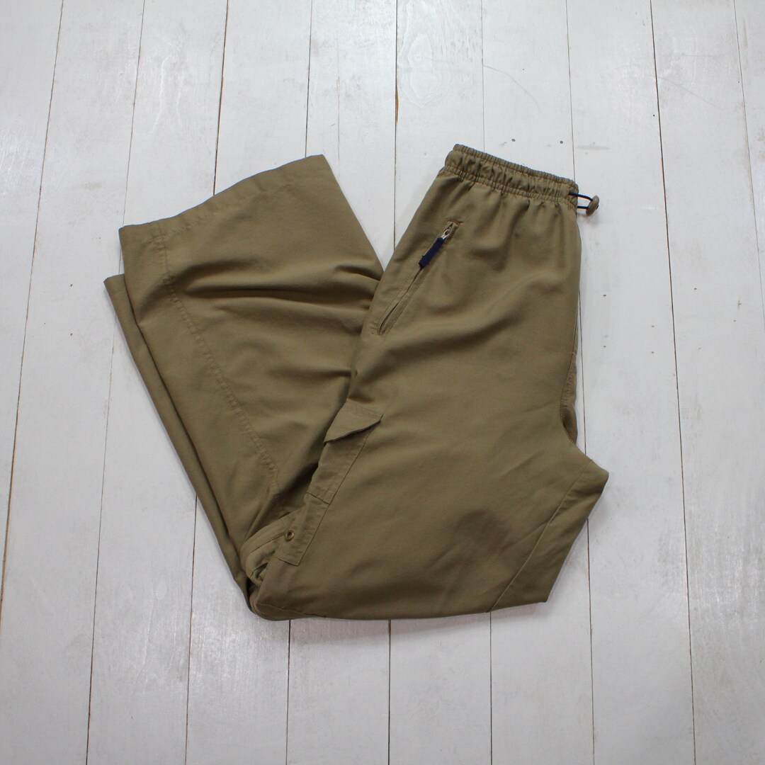 2000s Y2K Wardrobe Essentials Convertible Tan Cargo Pants Shorts Size ...