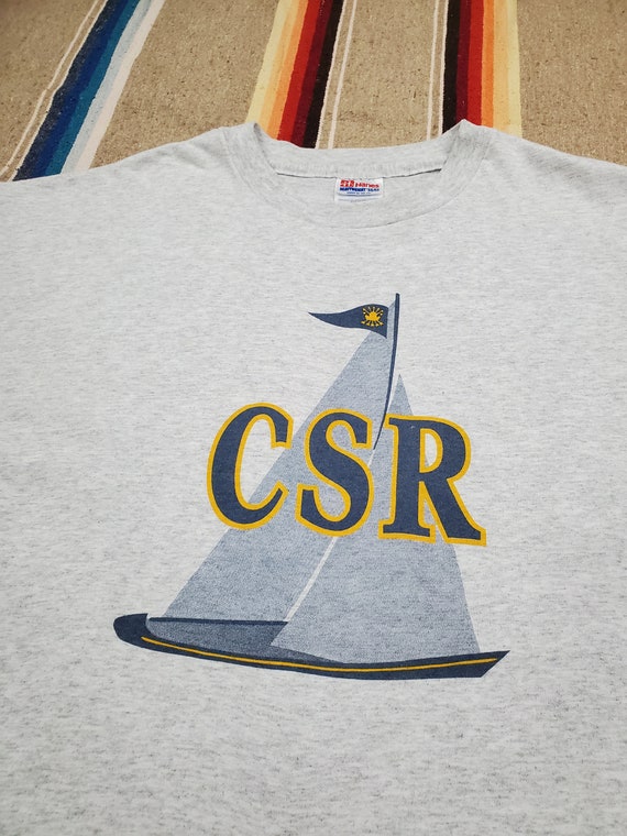 1990s CSR St Kitts Rum T-Shirt Made in USA Size XL - Gem