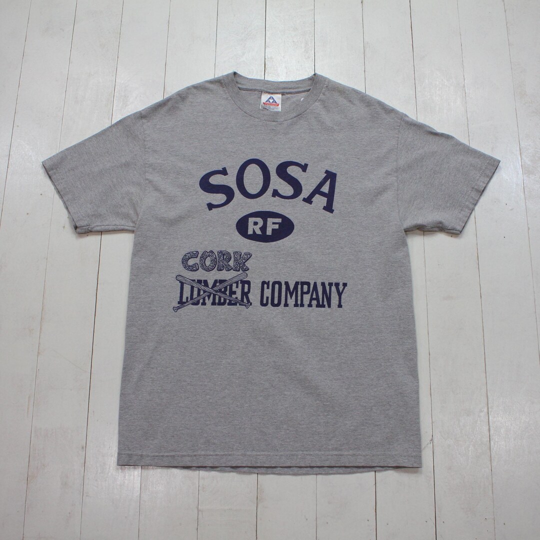 2000s Y2K Chicago Cubs Sammy Sosa Cork Company MLB Baseball T-shirt ...