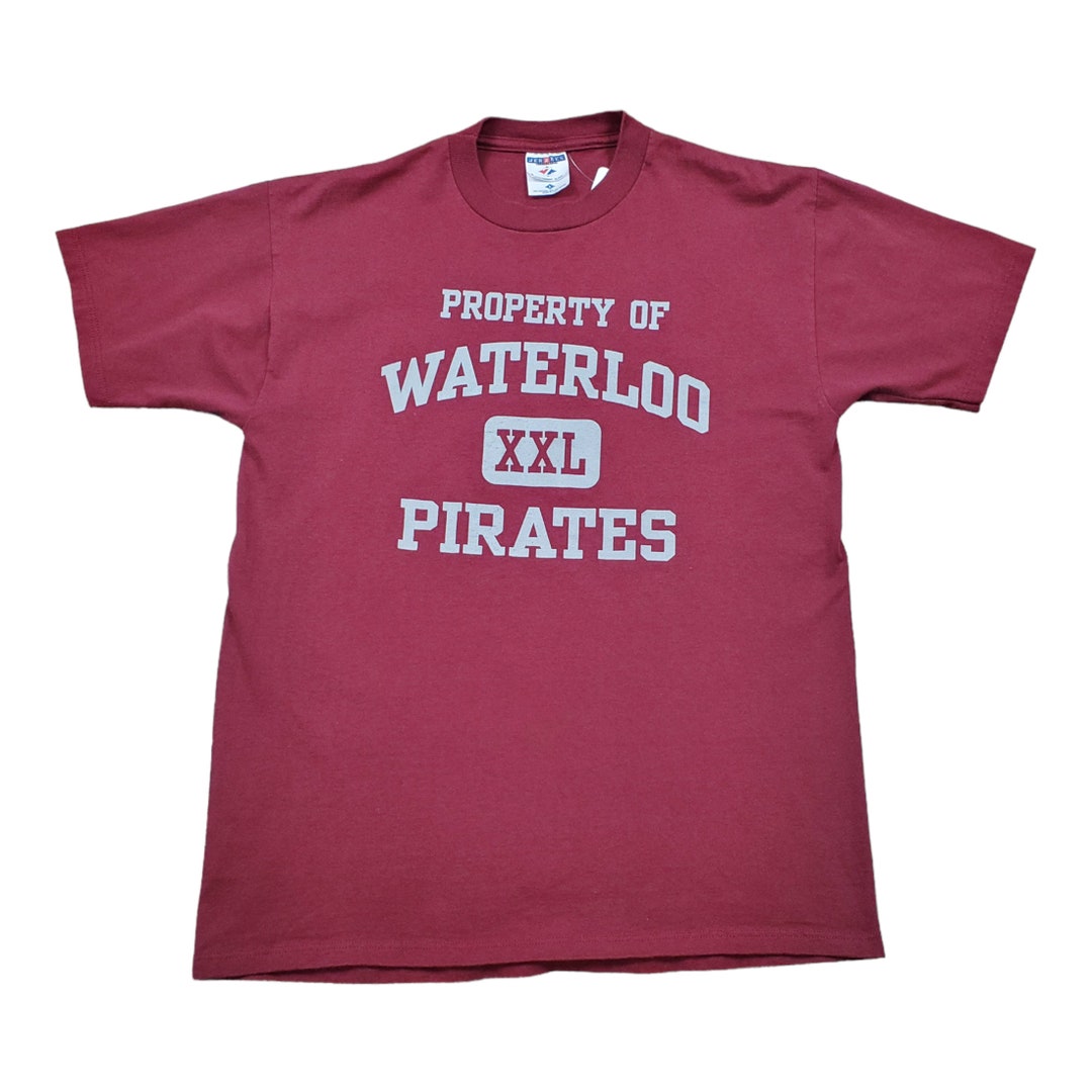 1990s Waterloo Pirates Athletics Wisconsin T-shirt Made in USA Size M ...