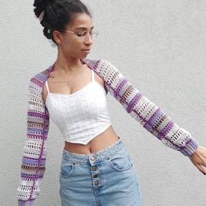 The Celestial Top and Sleeves PATTERN | Crochet Sleeves and Top Pattern ...