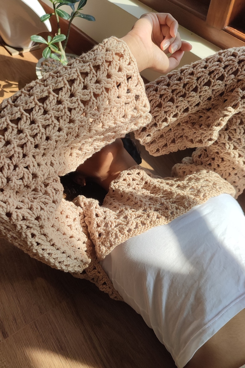 The Cici Shrug Sleeves PATTERN Lizard&hook CROCHET PATTERN - Etsy