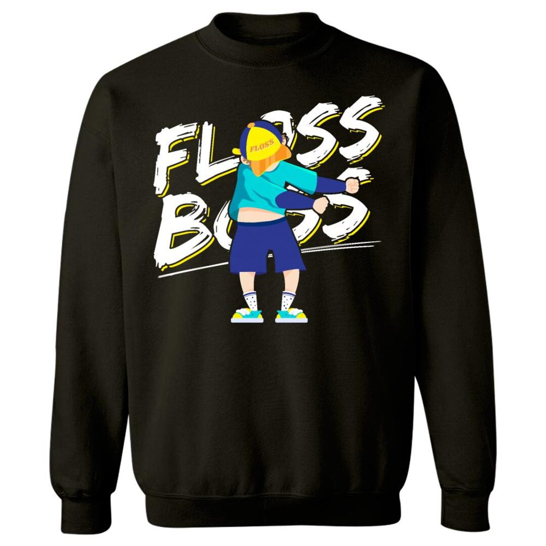 Floss Boss Dance Funny Flossing Dance Style Dancing Kid Design ...
