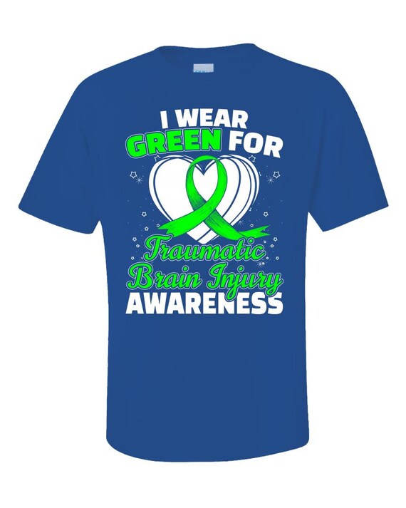 TBI Traumatic Brain Injury Awareness Green Ribbon Family - Etsy Canada