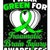 TBI Traumatic Brain Injury Awareness Green Ribbon Family Support Design ...