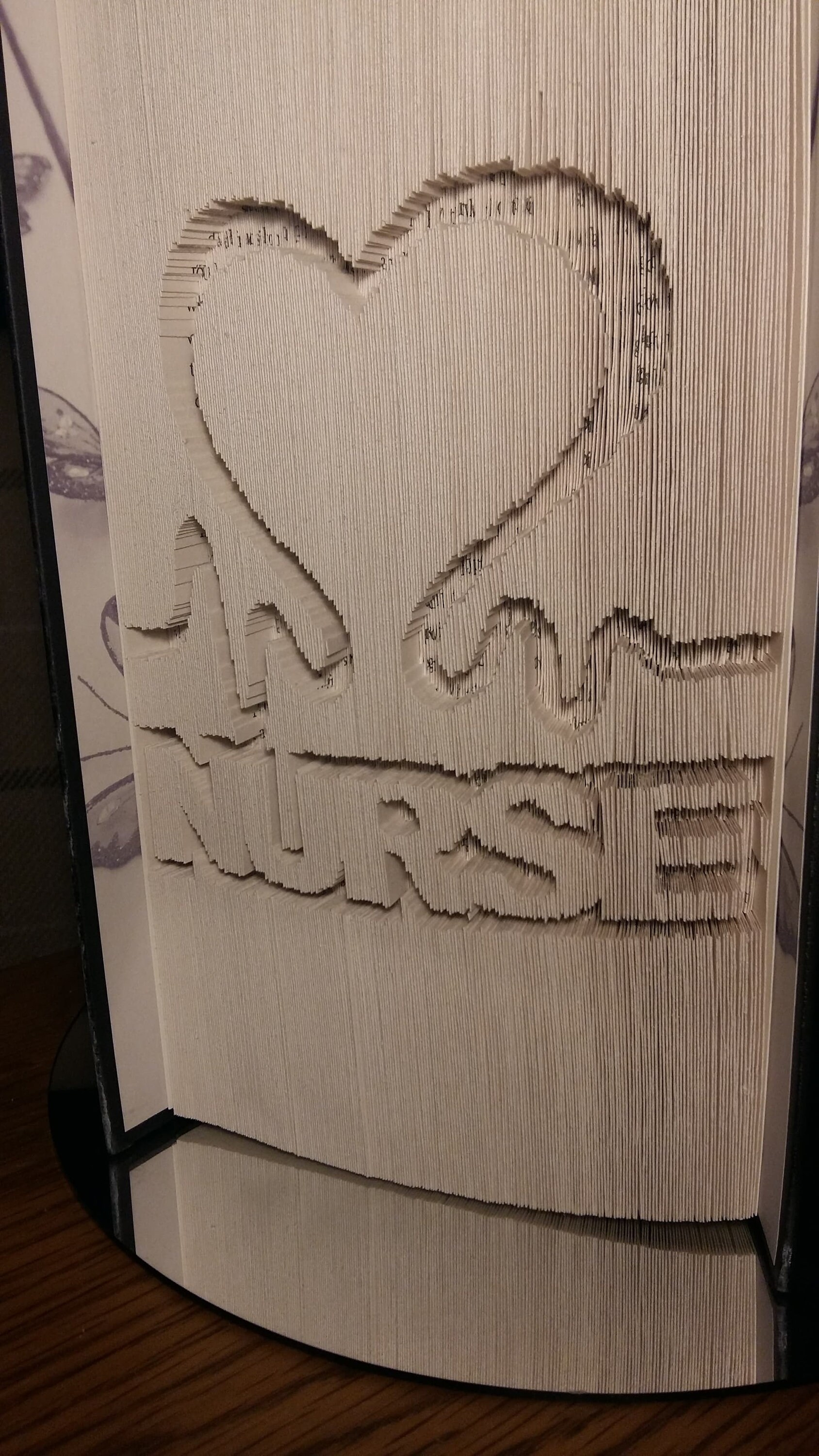 Nurse Heartbeat Cut and Fold Pattern 443 Pages 23cm High - Etsy UK