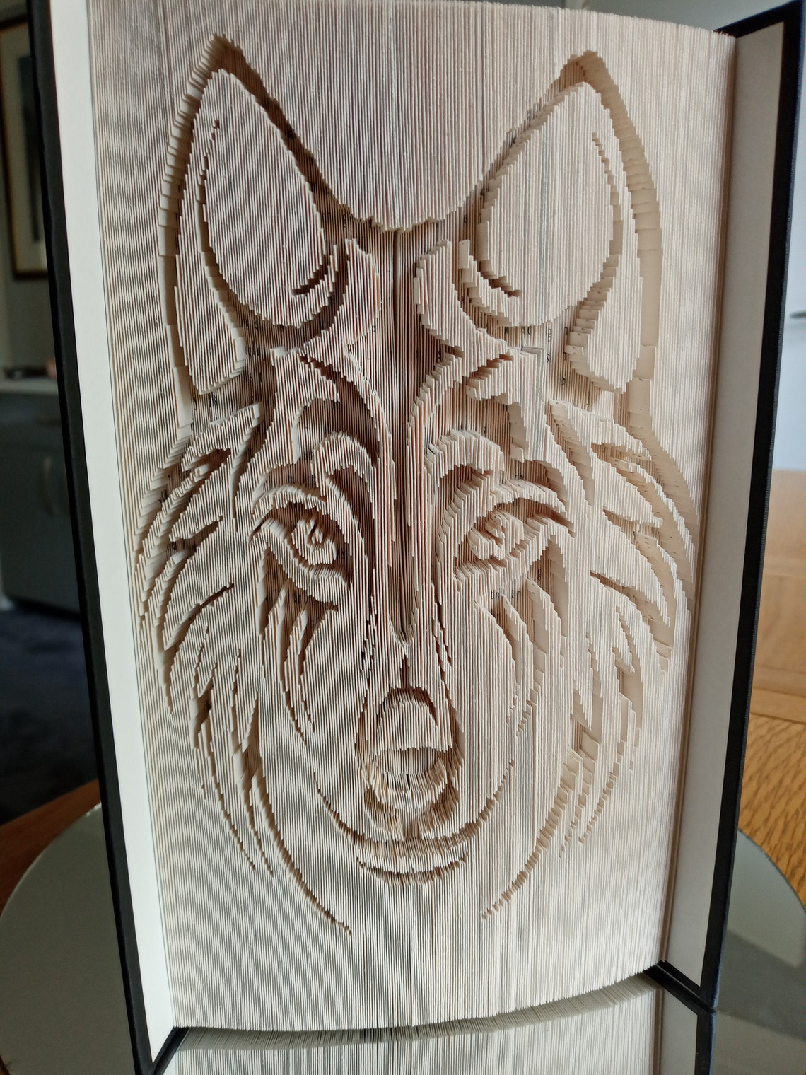 Wolf Head 3 Cut and Fold Pattern 443pages 23cm High - Etsy