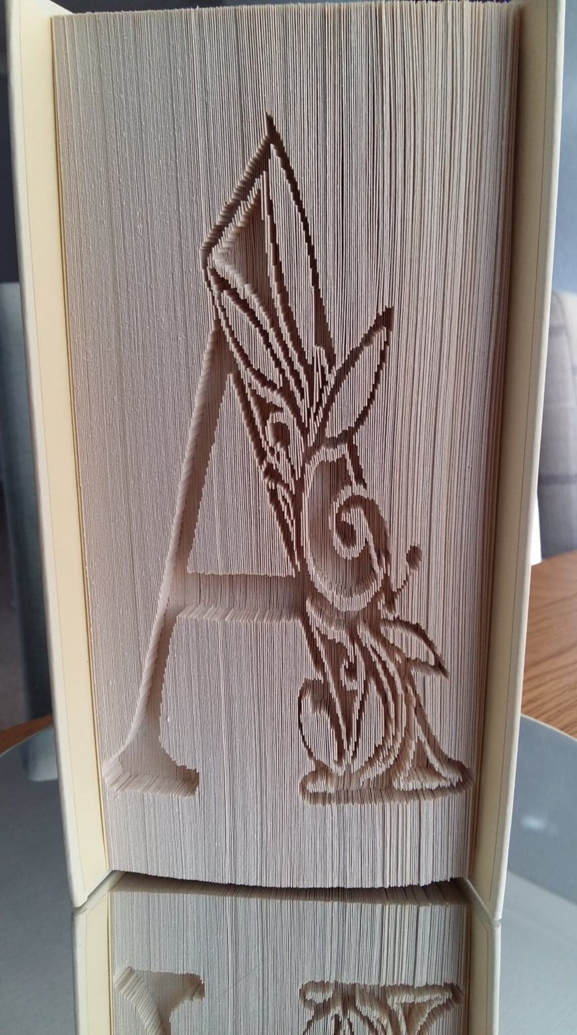 Monogram Letter A Bookfolding Pattern Cut and Fold 443 - Etsy