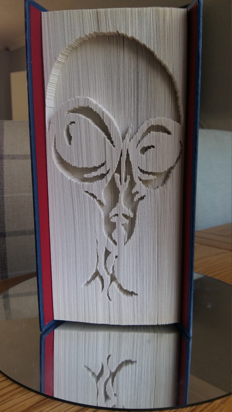 Alien Head Cut and Fold Pattern 441 Pages 23cm High - Etsy